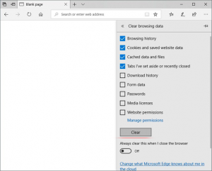 Microsoft Edge virus warning removal - MySpyBot