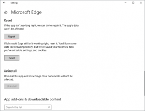 Microsoft Edge virus warning removal - MySpyBot
