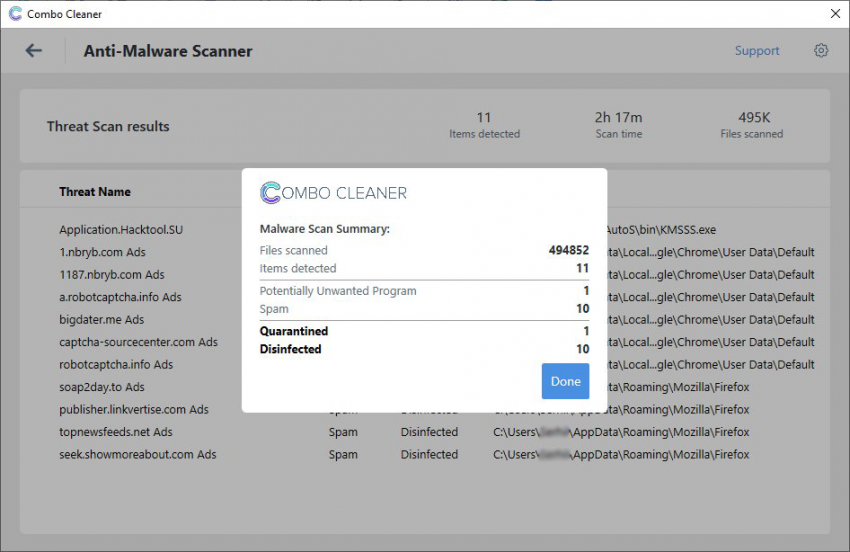 Combo Cleaner for Windows review - MySpyBot