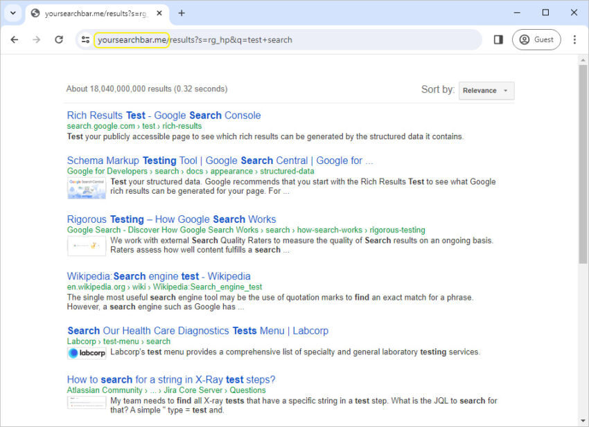 Remove Your Search Bar virus from Chrome, Firefox, Safari - MySpyBot