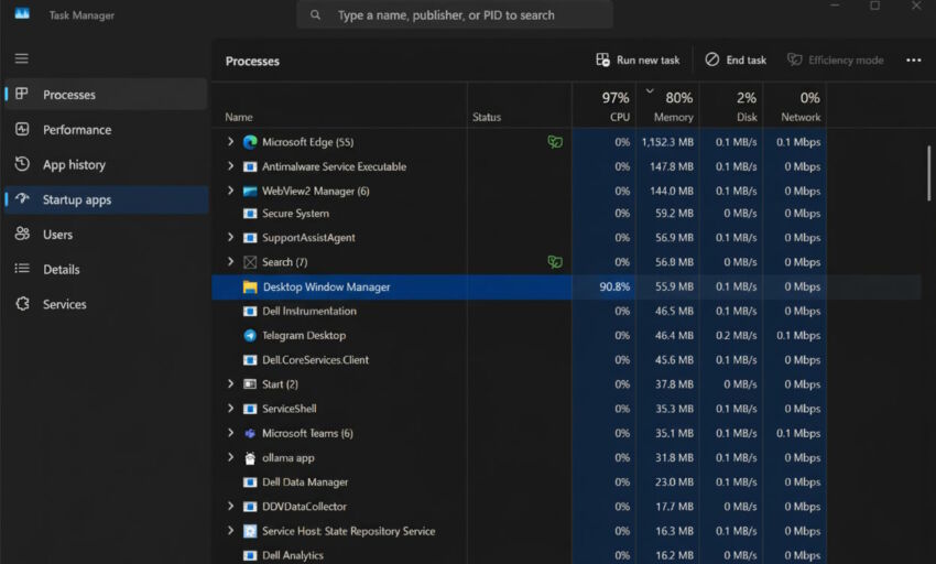 Fix Desktop Window Manager (dwm.exe) High CPU Process on Windows 10/11 - MySpyBot