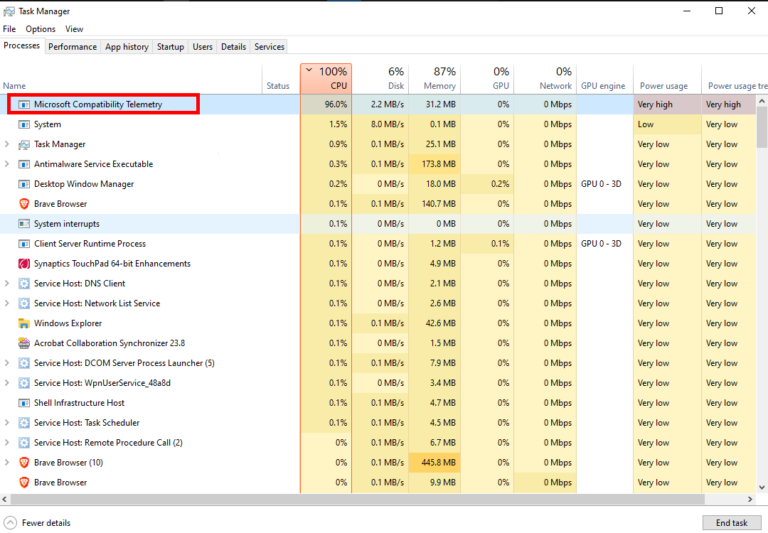 Microsoft Compatibility Telemetry (CompatTelRunner.exe) High CPU ...