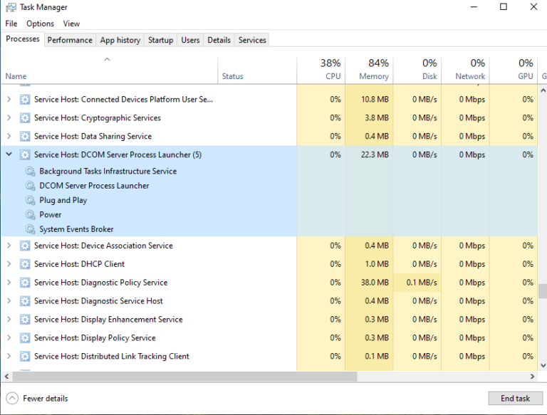Fix “Service Host: DCOM Server Process Launcher” High CPU Usage in ...