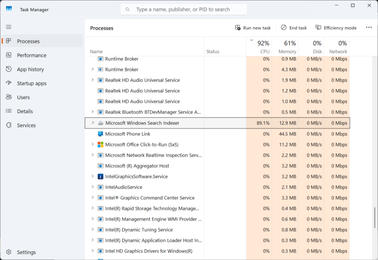 SearchIndexer.exe (Windows Search Indexer): Fix High CPU Usage on ...